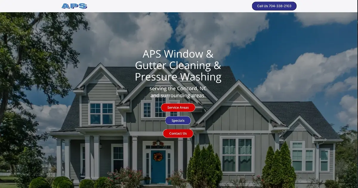 Concord, NC Window & Gutter Cleaning: APS - Free Quote